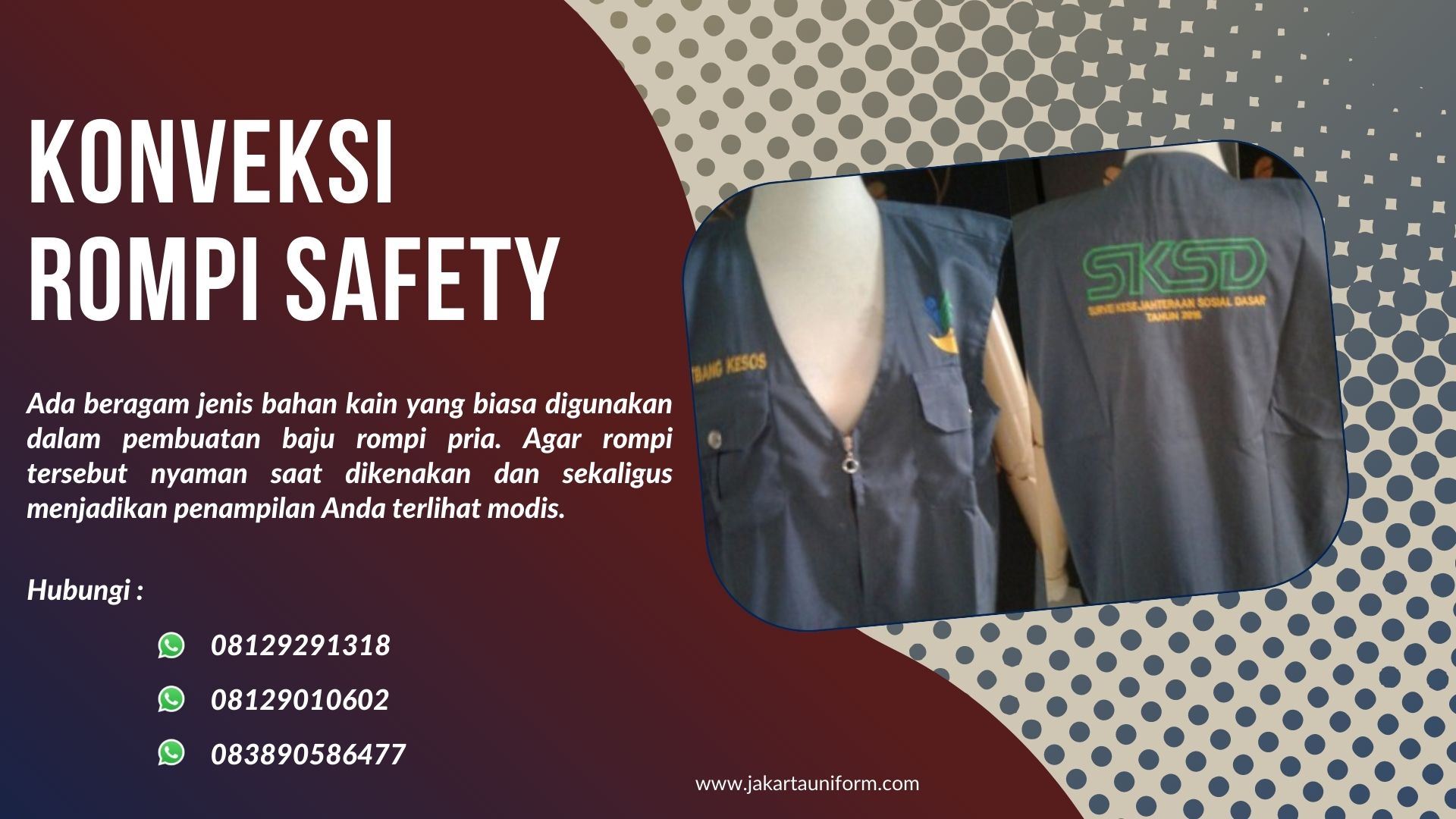 Referensi Info Terkini Jasa Konveksi Rompi Safety Harga Lebih ...