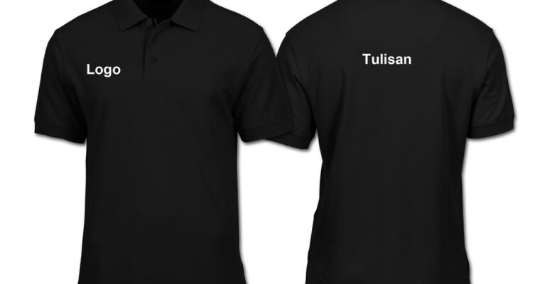 Kaos Seragam Kantor Custom Bordir Logo Gratis Desain, WA 0812-9291-318
